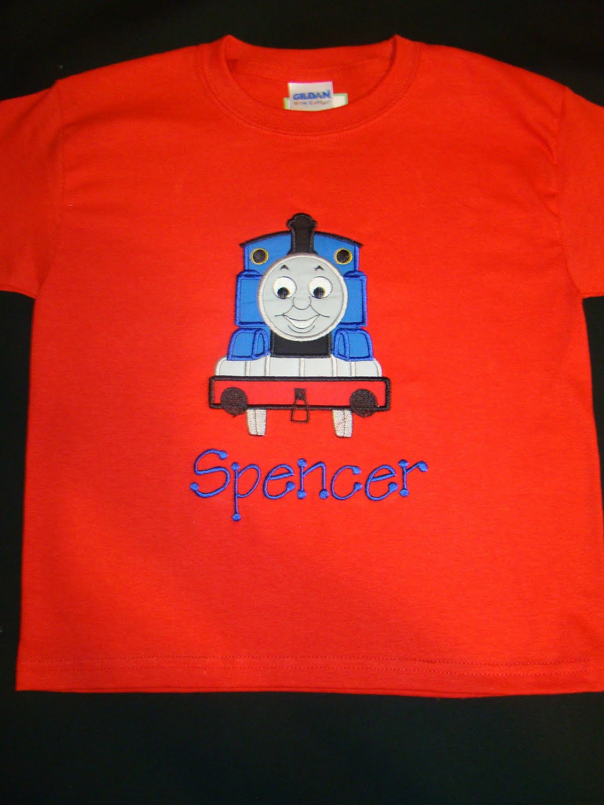 SAME Monogram: Thomas the Train is with Tinkertoy font