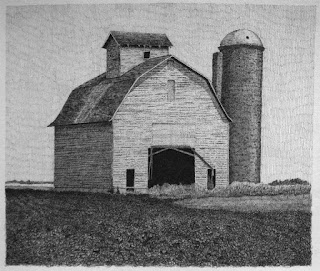 Joel Lueck: Barn Drawings #12