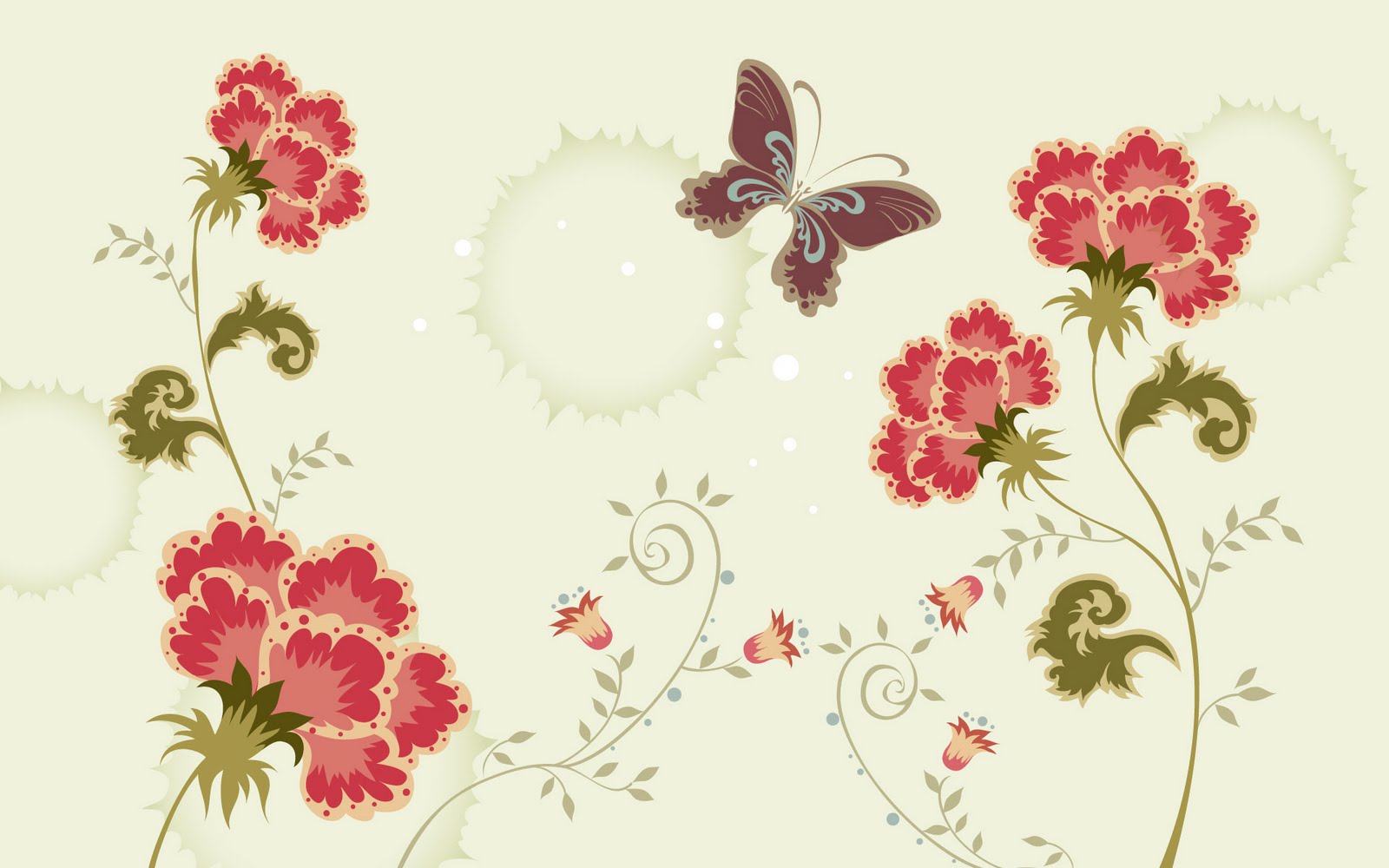 Millions of Pictures: Beautiful floral vector wallpapers free download ...