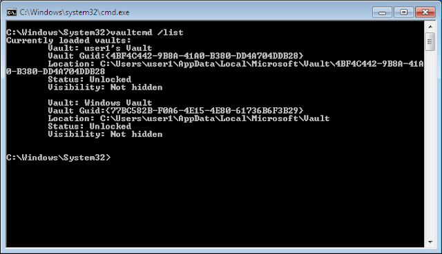 Security Braindump: Post Exploitation Pivoting with the Windows 7 Vault
