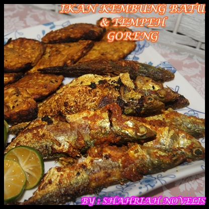 The Writer's CooKING!: IKAN KEMBUNG BATU & TEMPEH GORENG GARING