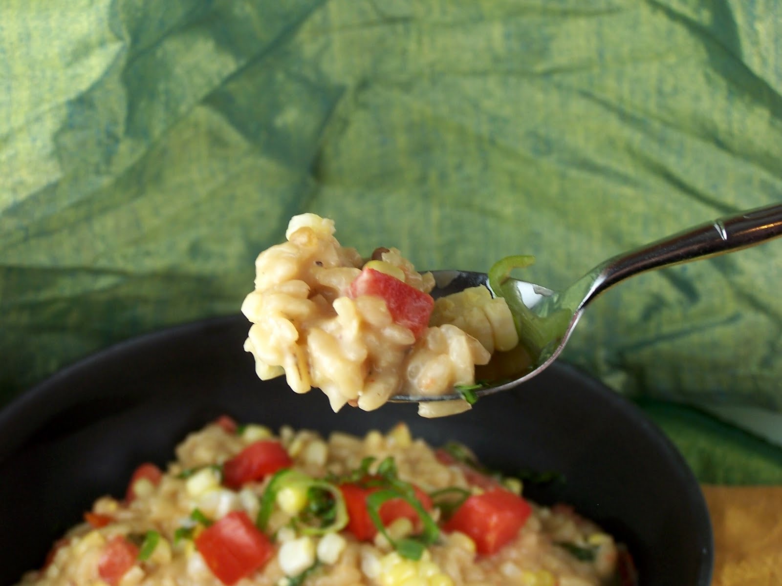 Vanilla Basil: Sweet Corn Risotto