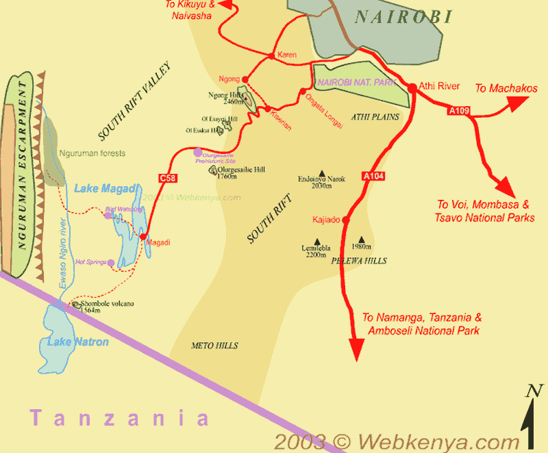 KENYA CAMPERS: LAKE MAGADI