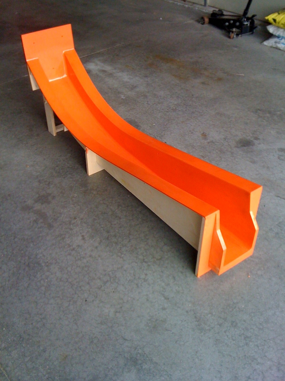 Scarab 650 Trimaran Build: Beam Mold Complete