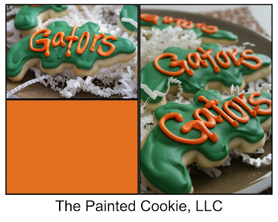 The Painted Cookie: FLORIDA Gator Cookies