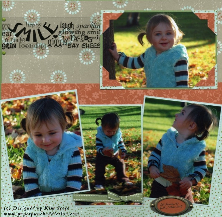 Paper Punch Addiction: Fall Frolic page spread