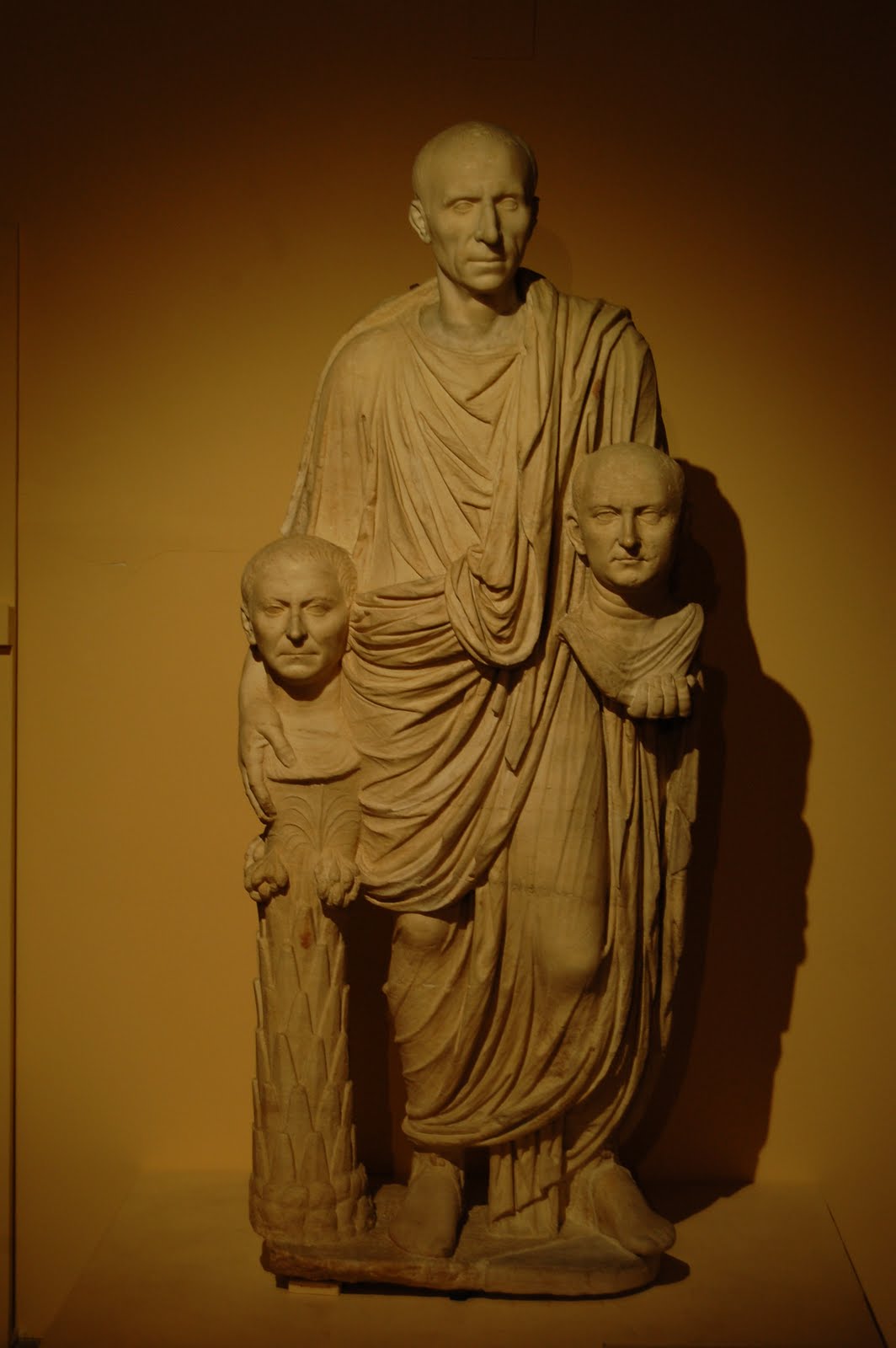 Patrician Carrying Portrait Busts Of Two Ancestors