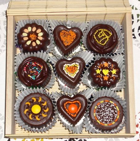 Germuda Homemade Chocolate: Assorted Decorative Chocolate