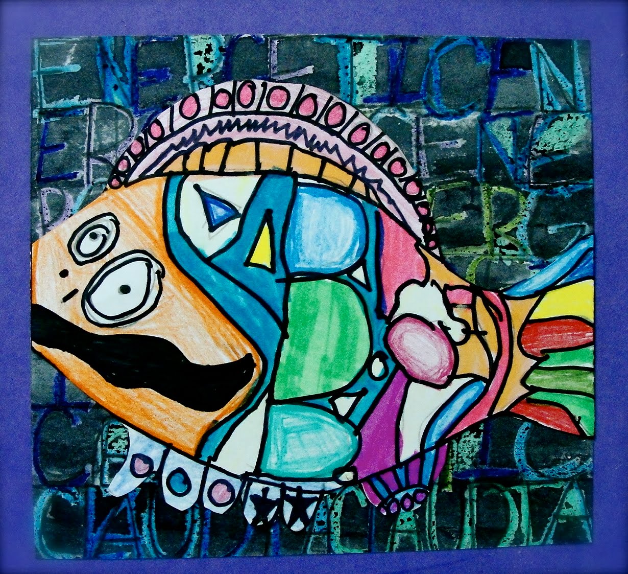 Da Vinci's Wings: 3rd Grade Fish Inspired by Paul Klee