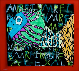 Da Vinci's Wings: 3rd Grade Fish Inspired by Paul Klee