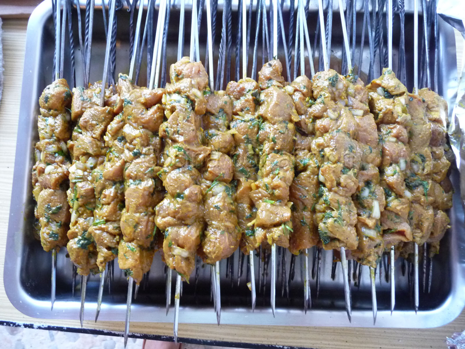 Cocina por afición: Pinchitos morunos con grupo de amigos