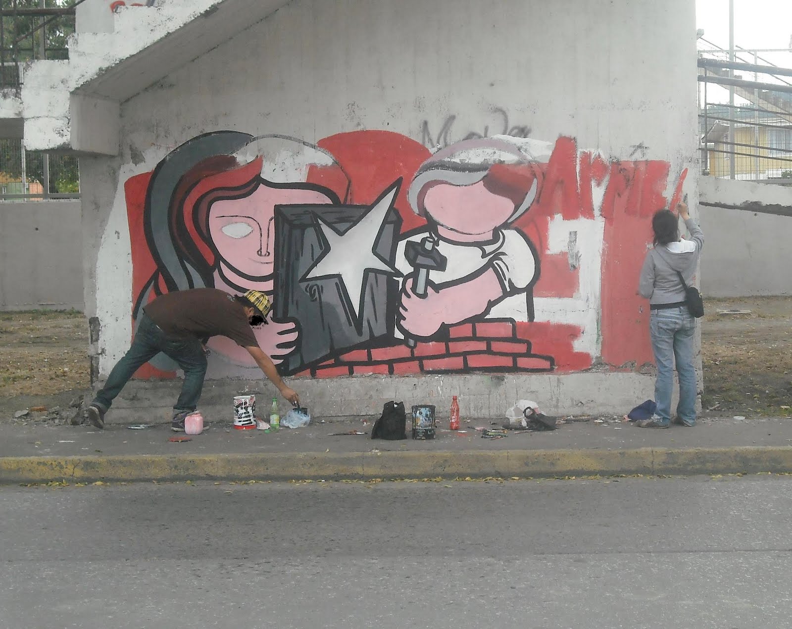 Unidades Muralistas Luchador Ernesto Miranda - UMLEM Chile: Mural en ...