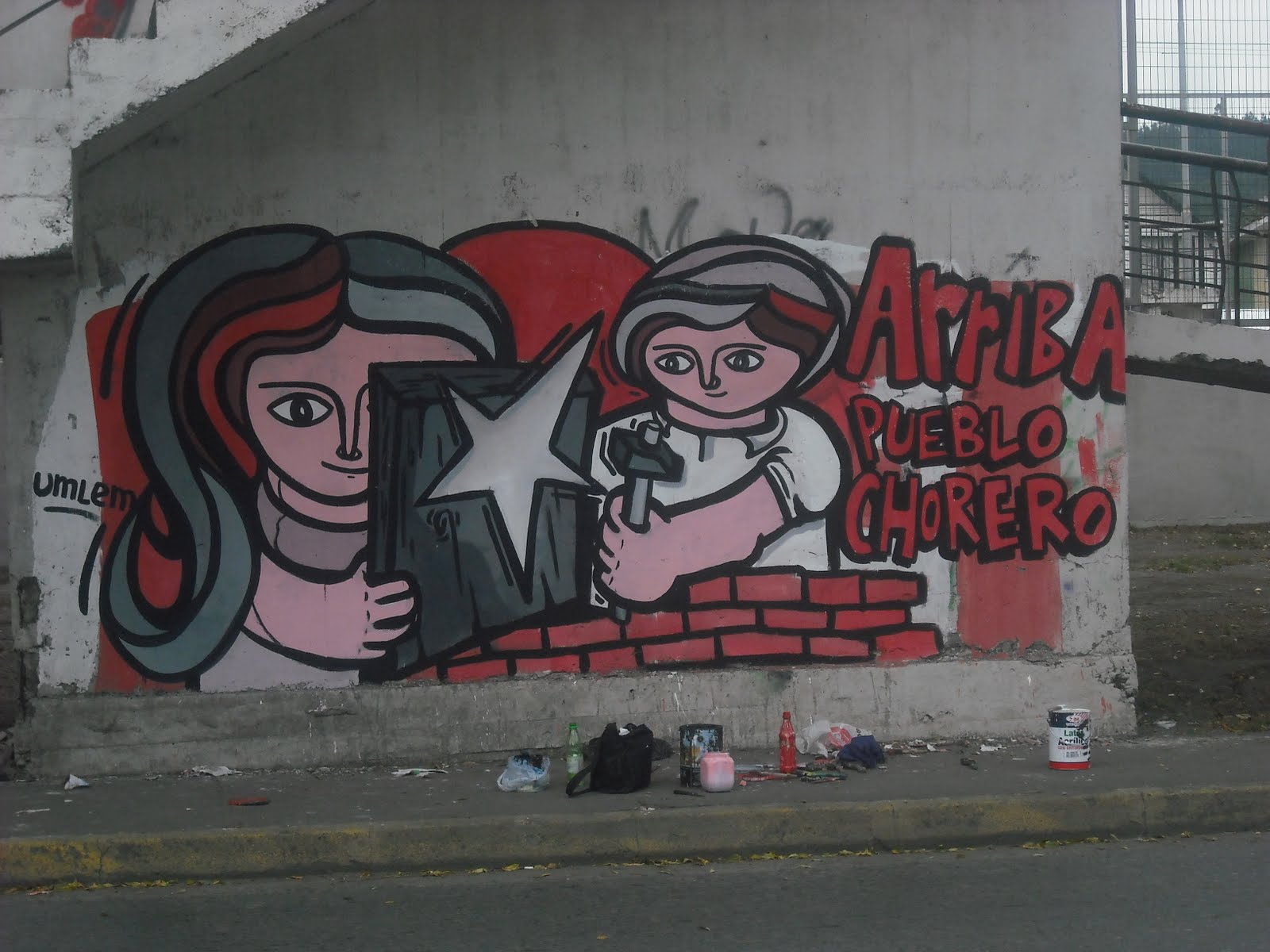 Unidades Muralistas Luchador Ernesto Miranda - UMLEM Chile: Mural en ...