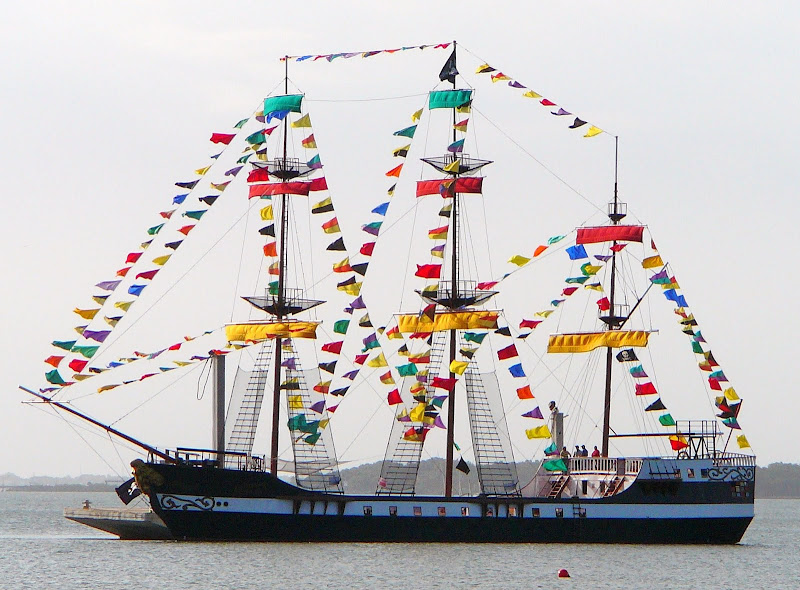 Tampa Florida Photo: Jose Gasparilla's flags are flying and cannon are ...
