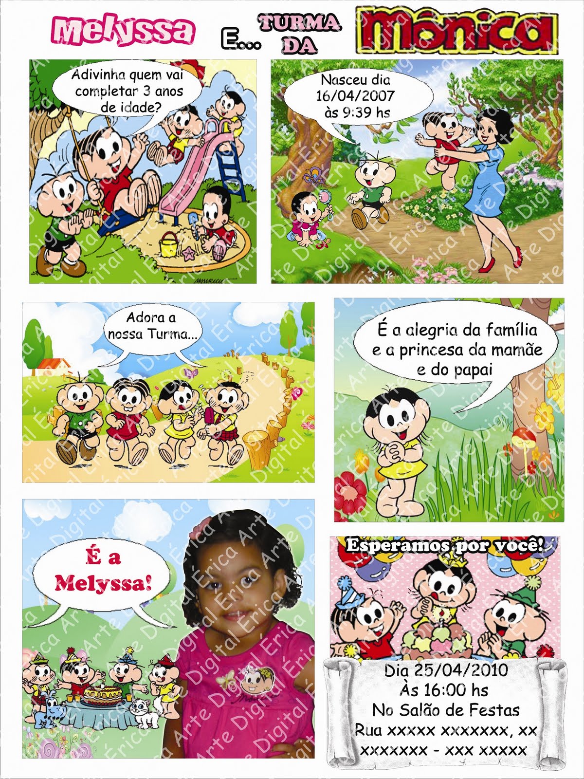 Érica Arte Digital: Convites