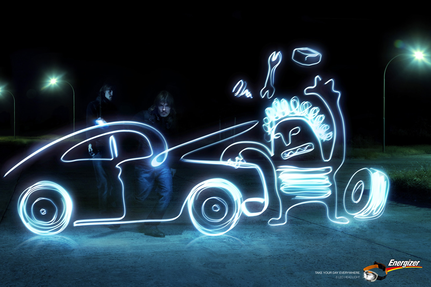 The Ad Collector (a.k.a. Add Shots): Energizer - Light Graffiti