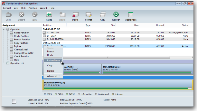 Wondershare Disk Manager Free is a Handy Tool to Copy Hard Disk and ...