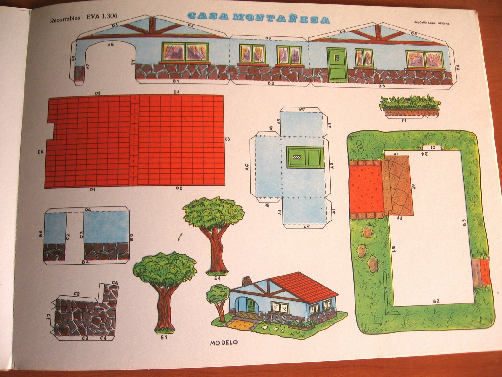 EL KIOSKO DE AKELA: RECORTABLES CASAS EVA