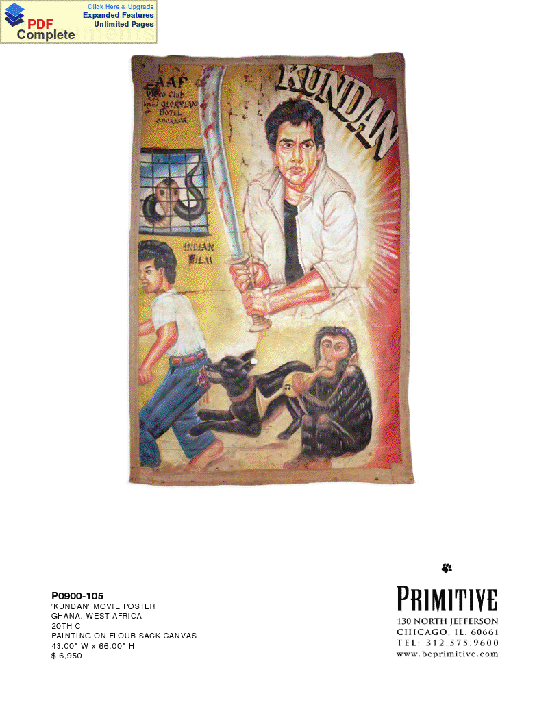 Hard Boiled Records: Hand painted movie posters