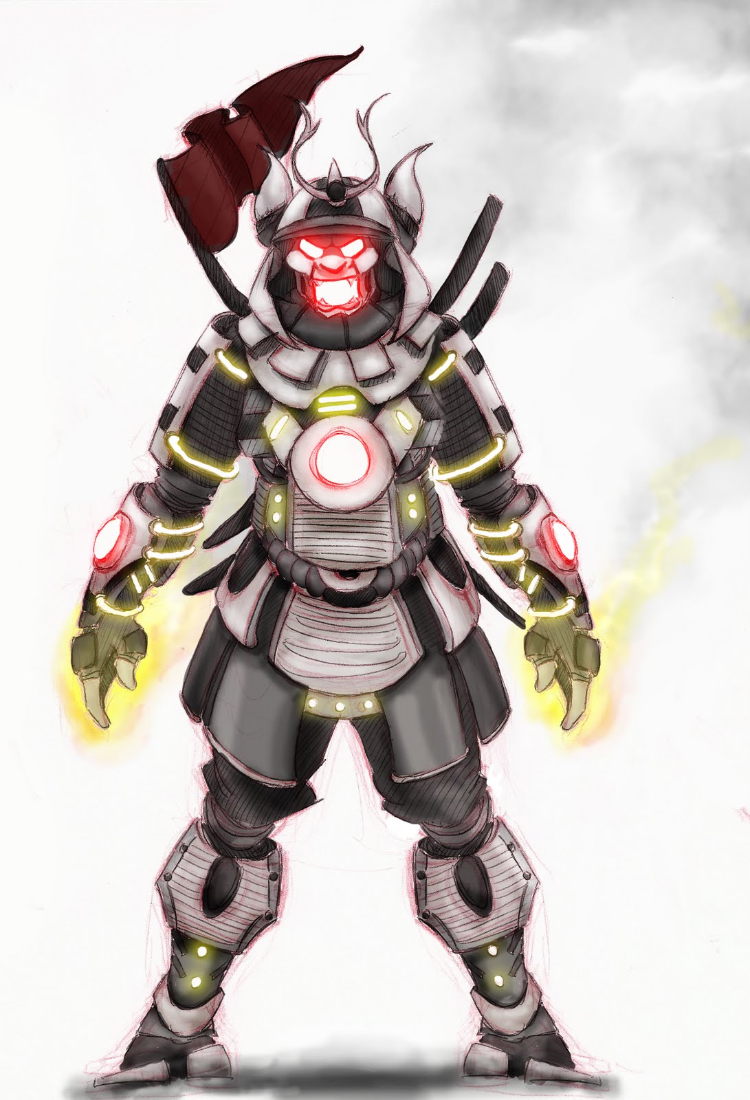 GangstaSauce: fire elemental warrior