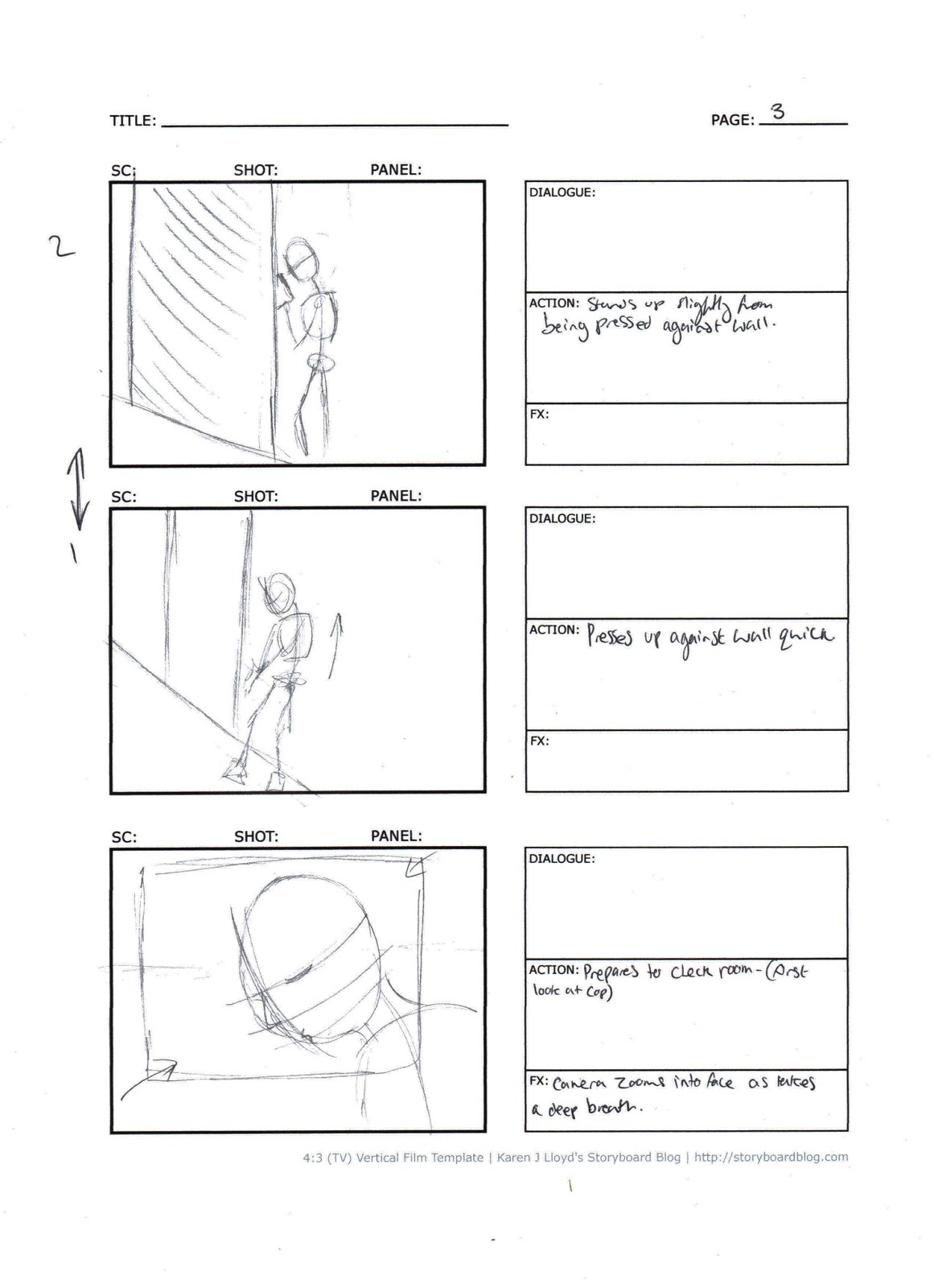 masters blog: rough template storyboard