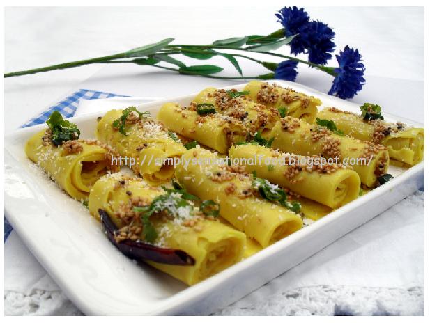 Khandvi ~ ICC Cooking challenge January 2011 | simply.food