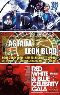 B.A.P Living: P. Diddy 4th of July Pool Party at Harrahs, Atlantic City ...