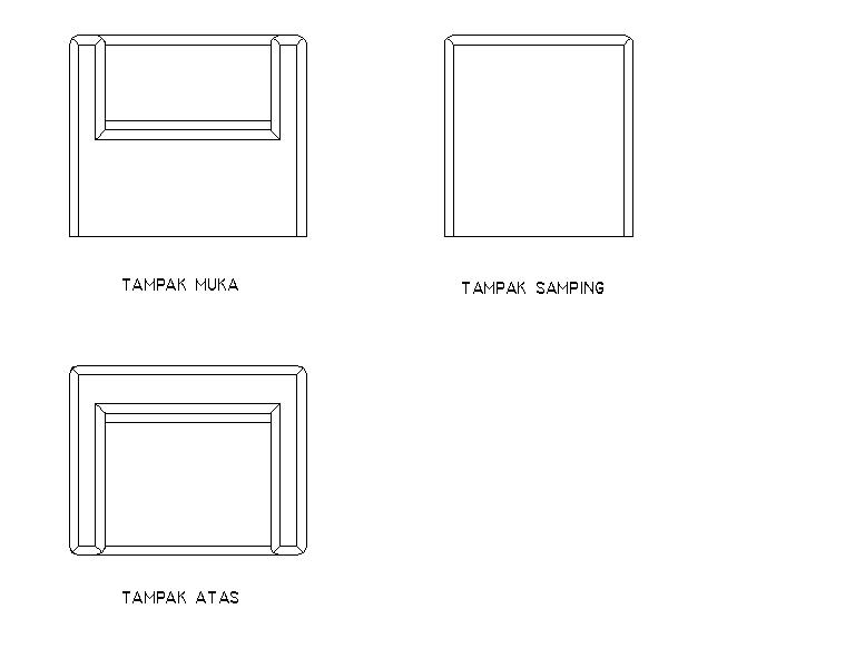 Teak Furniture Consultant: Format standar gambar tampak