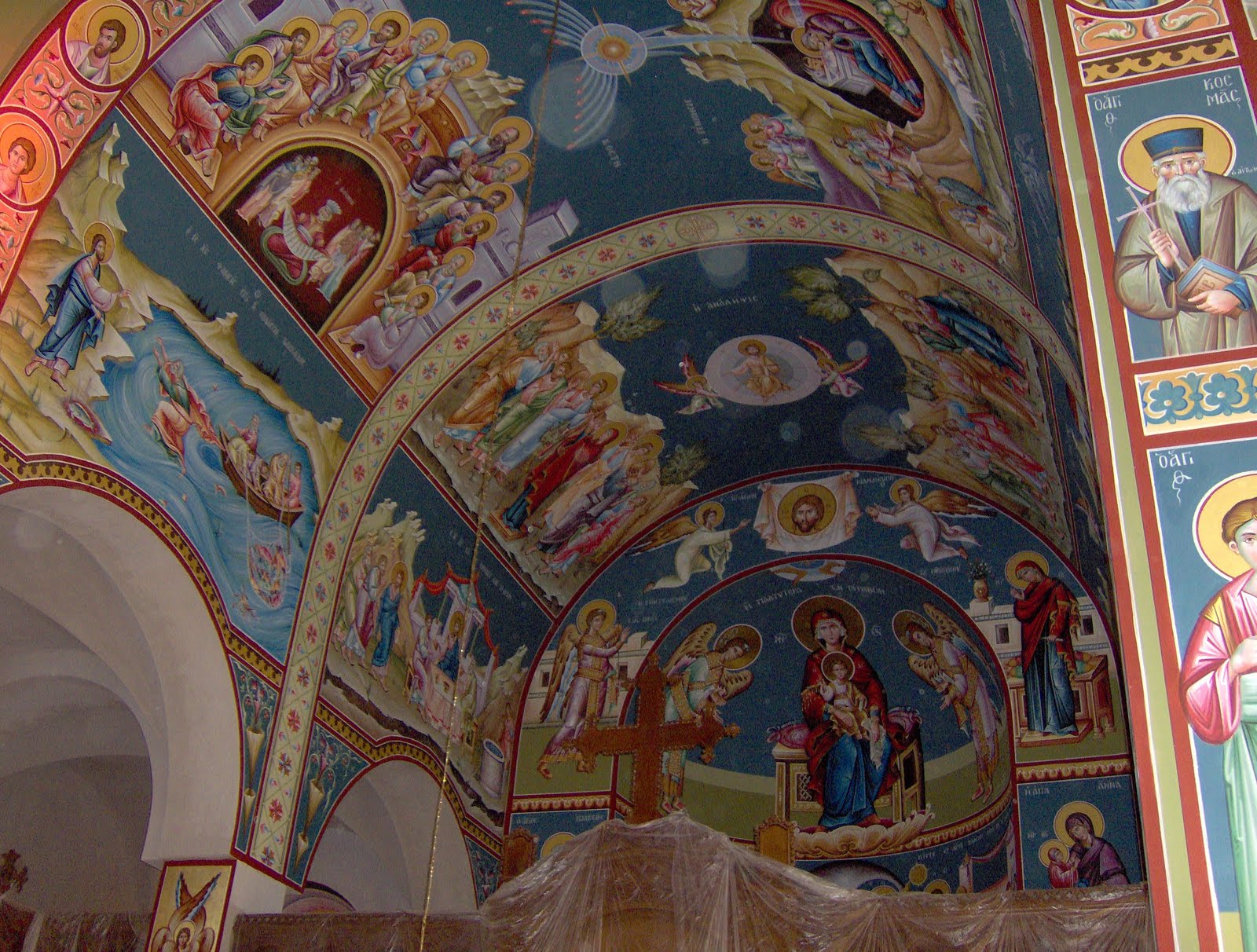 ΓΝΩΣΗ: ΕΠΙΣΚΕΨΗ ΣΤΟ ΝΕΟΧΤΙΣΤΟ ΝΑΟ ΤΟΥ ΑΓΙΟΥ ΧΑΡΑΛΑΜΠΟΥΣ