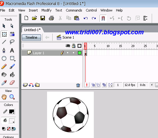 Animasi gerak sederhana bola berputar (pada flash bagian ke 1 ) | Dani ...
