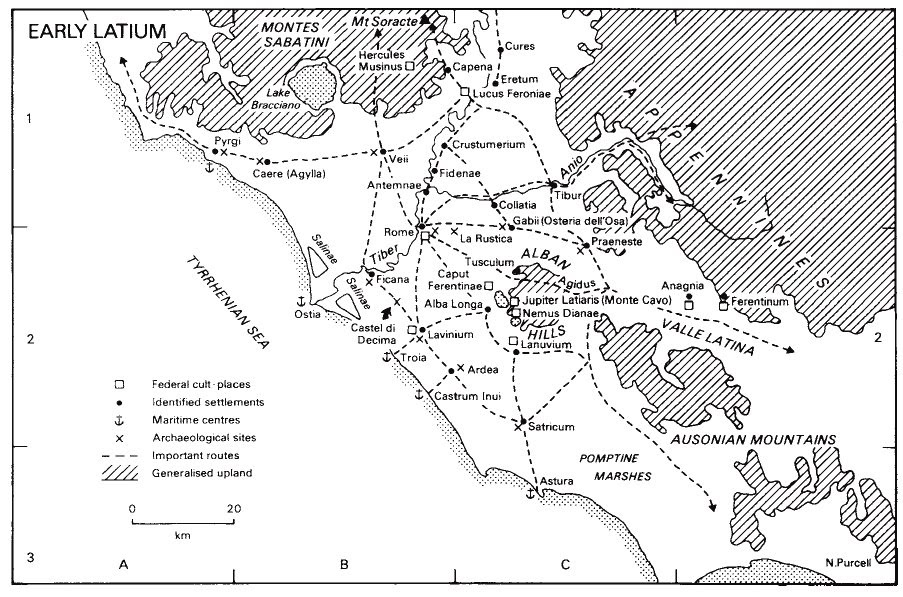 Old Maps, Expeditions and Explorations: LATIUM