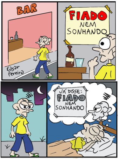 Cambada do Feioso - Tirinhas e Quadrinhos: Comprando Fiado