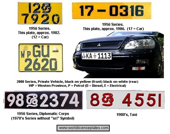 CONTROLE TECHNIQUE DES VEHICULES AU MAROC: Plaque D`immatriculation