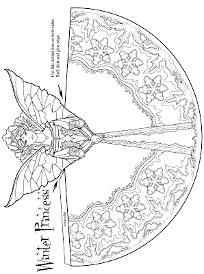 PRINCESS COLORING PAGES