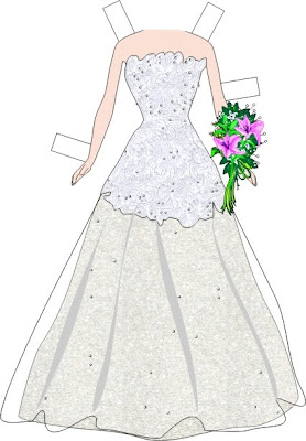 BARBIE COLORING PAGES: BARBIE PAPER DOLL