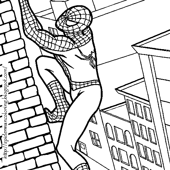 SPIDERMAN COLORING: SPIDERMAN PRINT AND COLOR - COLORING BOOK PAGES