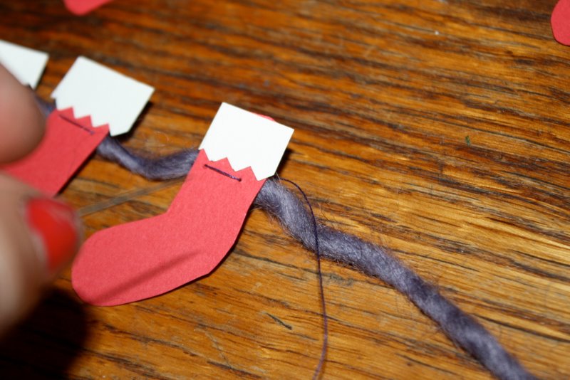 Cut, Paste, Repeat: Mini Stockings Craft!