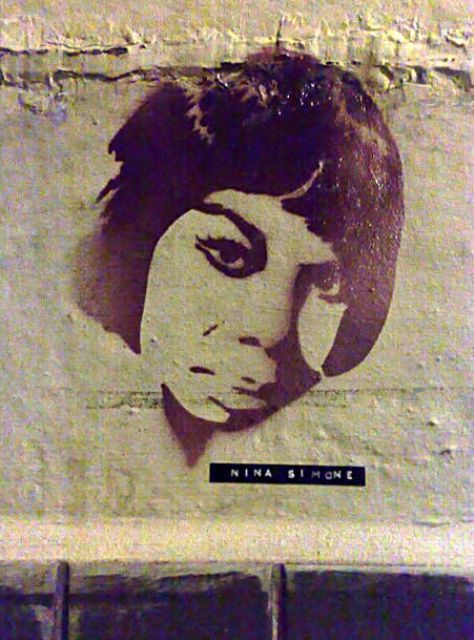 People Who Help Us: stencil #024 - nina simone