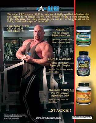 Building Muscle Magazine: Author L. Rea "Stacked" Ad!!!!!