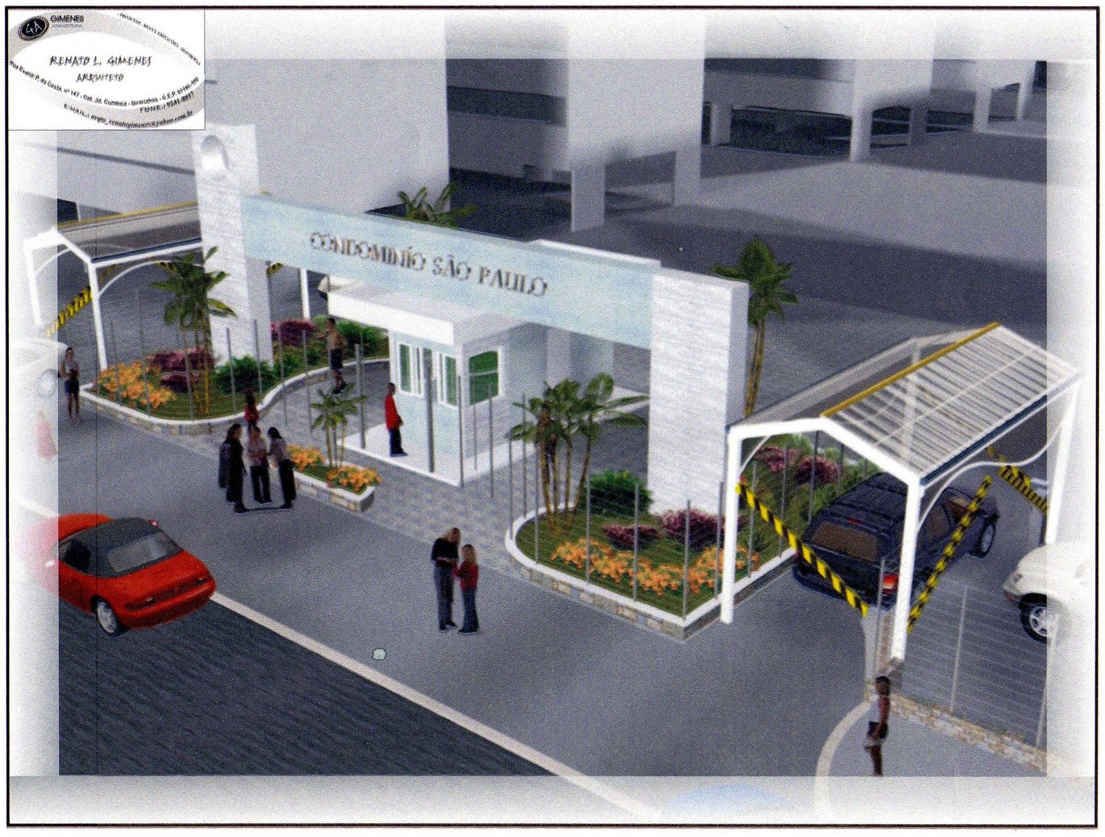 CSP CECAP: Portaria Projeto apresentado e o construido