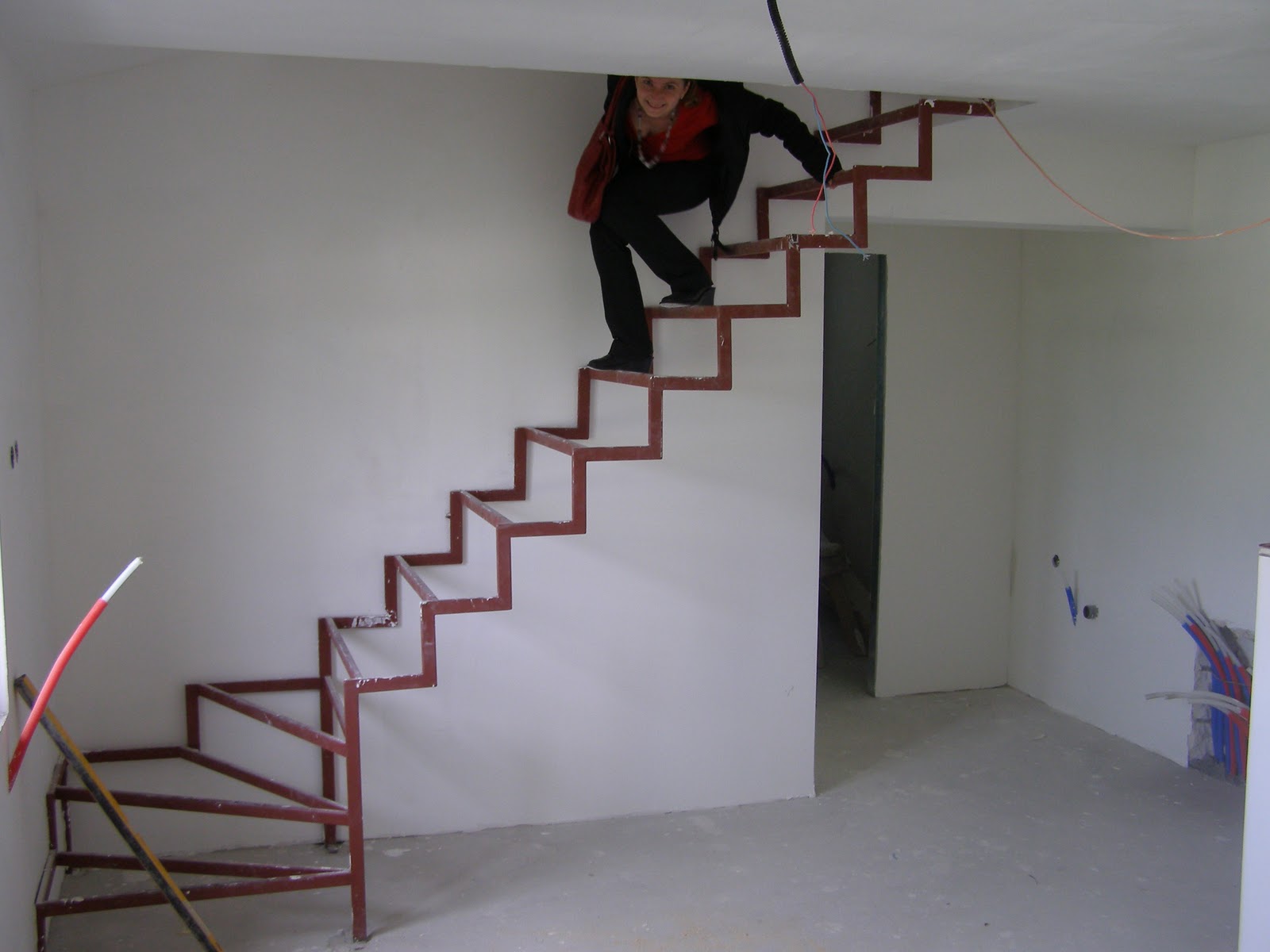 Amenajari si un strop de design interior: Scara