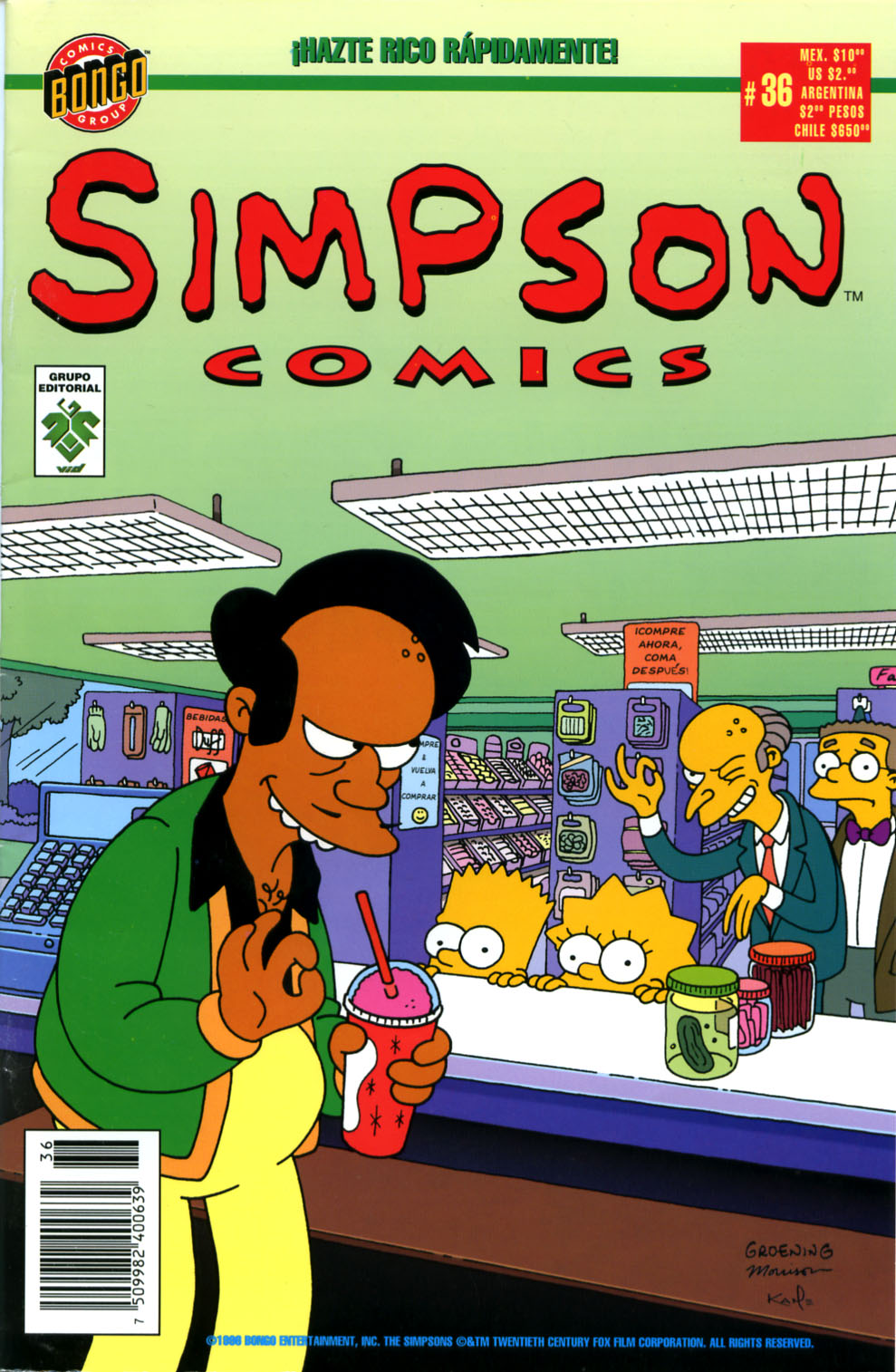 Descarga y ve Online todas las temporadas de los simpsons: Comics