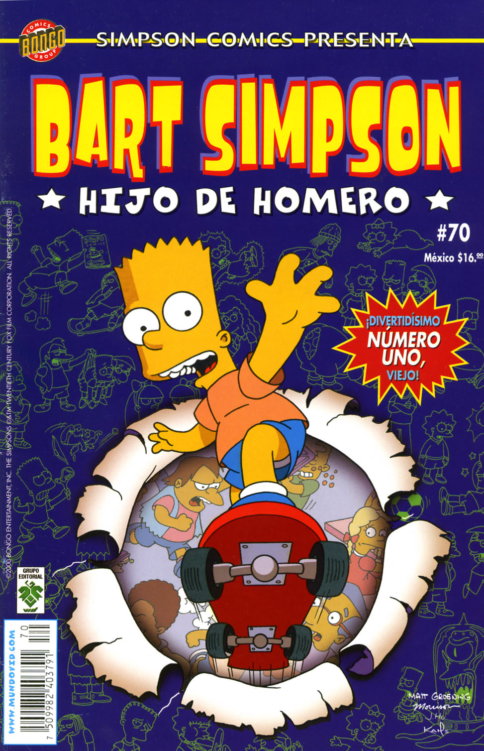 Descarga y ve Online todas las temporadas de los simpsons: Comics