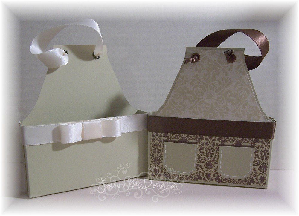 Cards Made by Hand, Too: Apron boxes