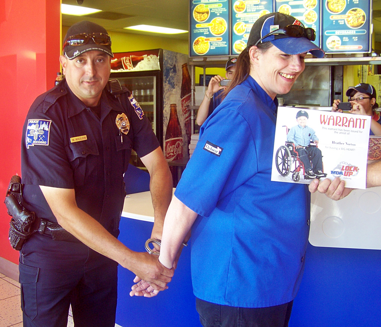 Mountain Mail Archives: Locked Up For MDA Fundraiser