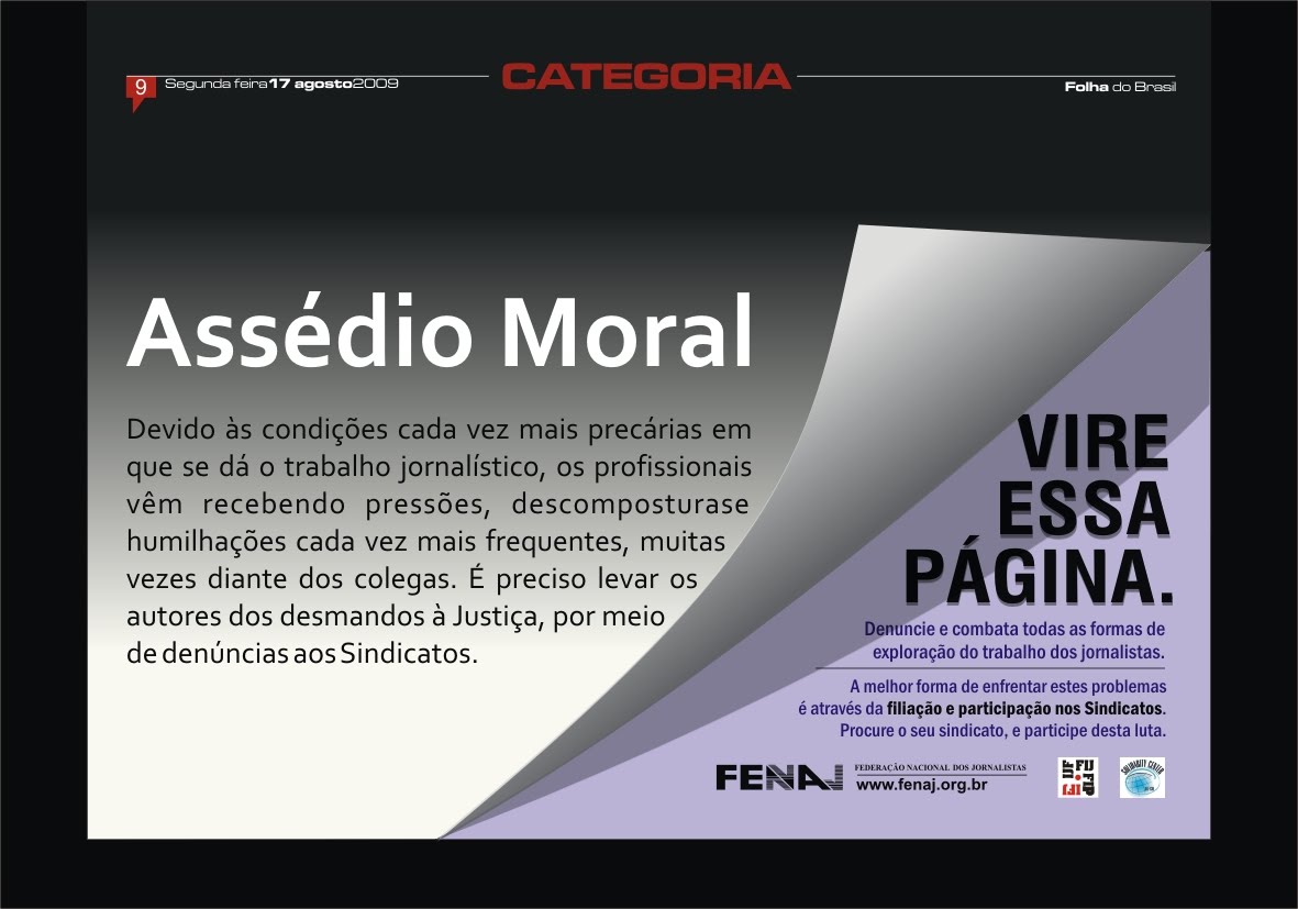 Assédio Moral e Saúde no Trabalho: ASSEDIO MORAL