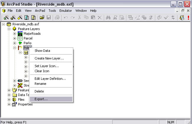 The ArcPad Team Blog: Export AXF data to Shapefile or Excel Spreadsheet