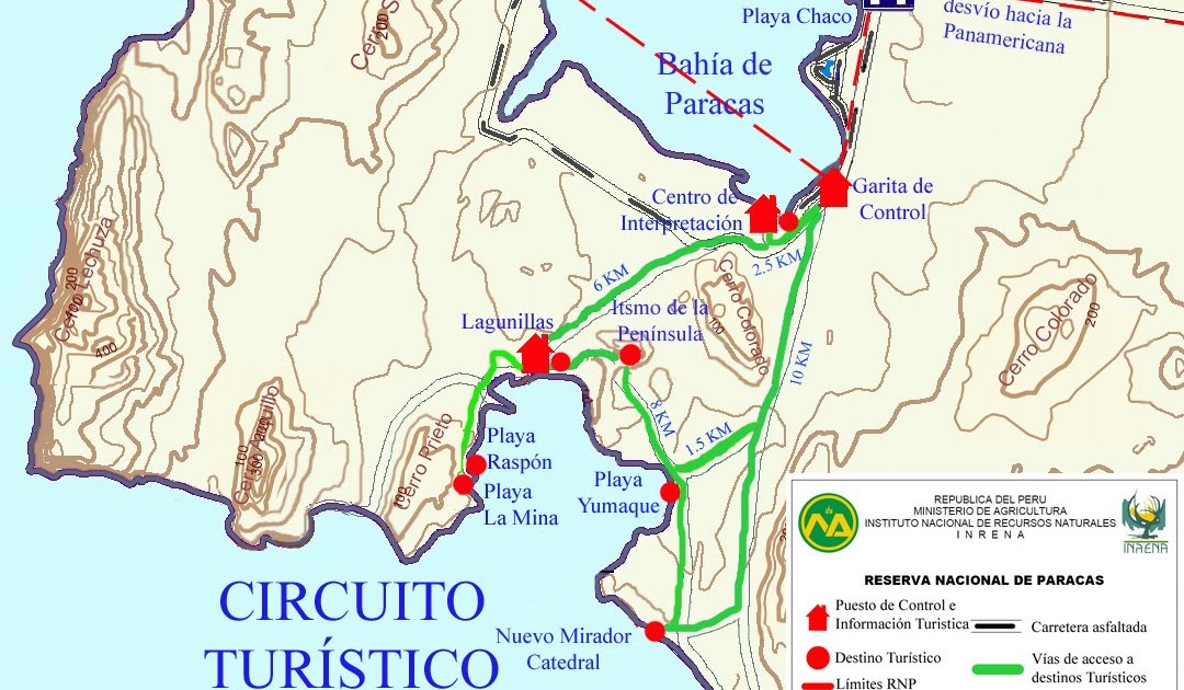 Reserva Nacional de Paracas - RNP: Nuevos mapas de orientación ...