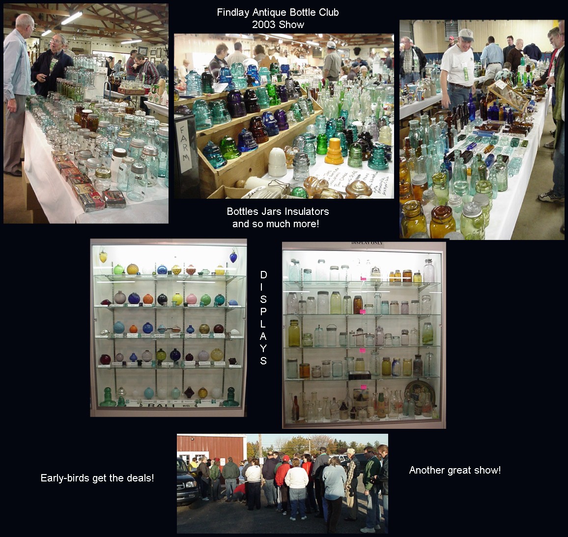 Findlay Bottle Show - Findlay Bottle Club - Ohio - Antique Bottles ...