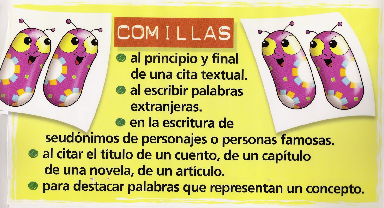 Recursos Infantiles: Signos de Puntuación